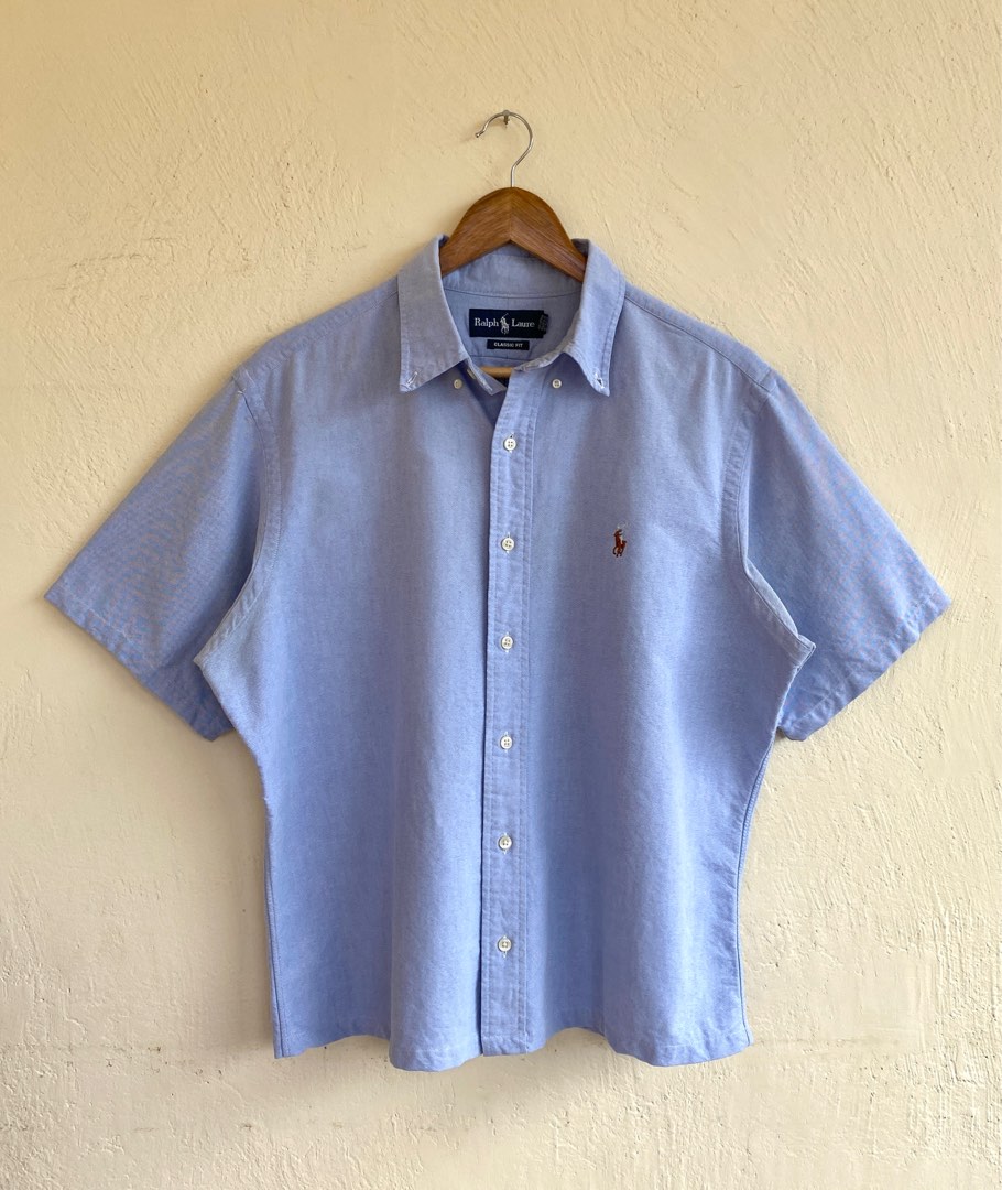 RALPH LAUREN ALTERED/CROPPED CLASSIC FIT, Men's Fashion, Tops & Sets ...