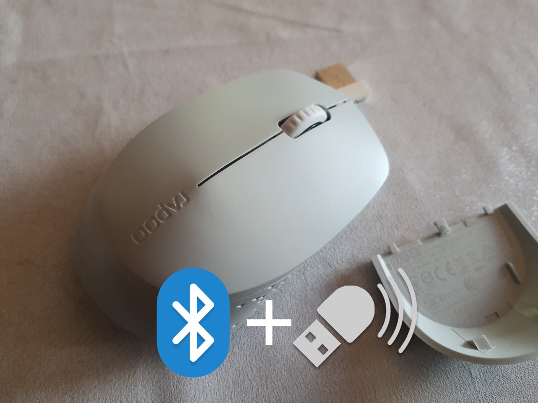 Rapoo Wireless USB and Bluetooth Mouse Rapoo Multi-mode Wireless Mouse ...