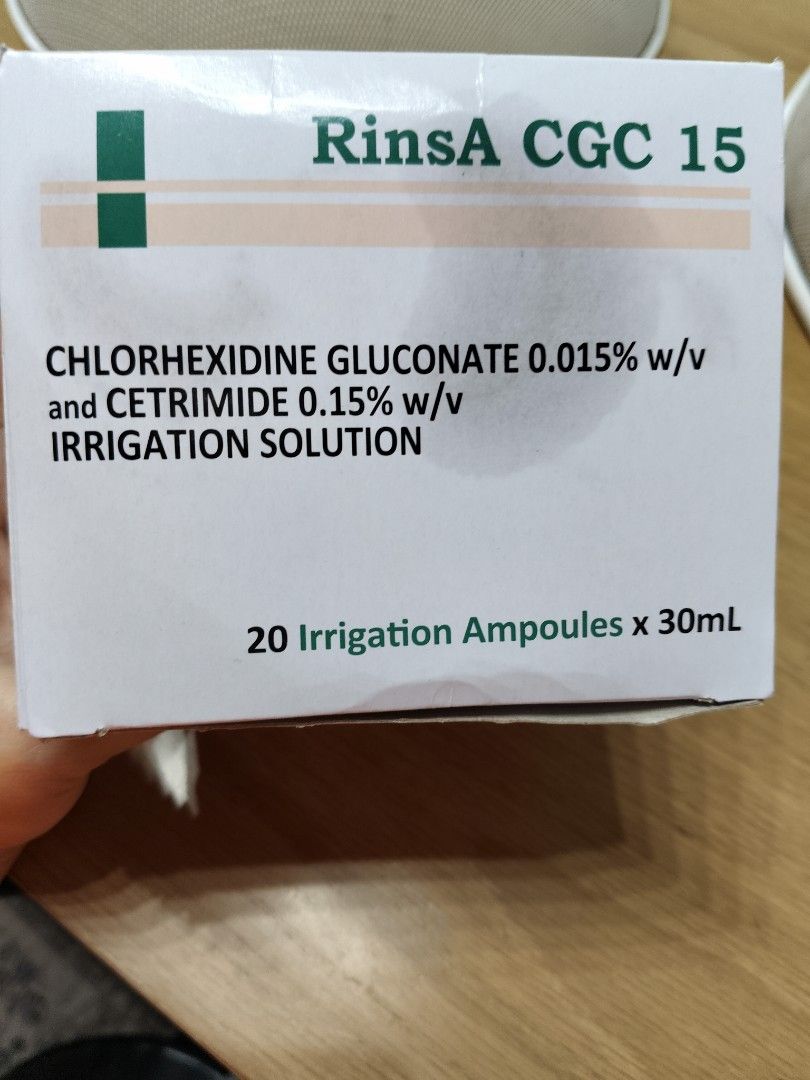 RinsA CGC 15 : Sterile Antiseptic Solution, Beauty & Personal Care ...