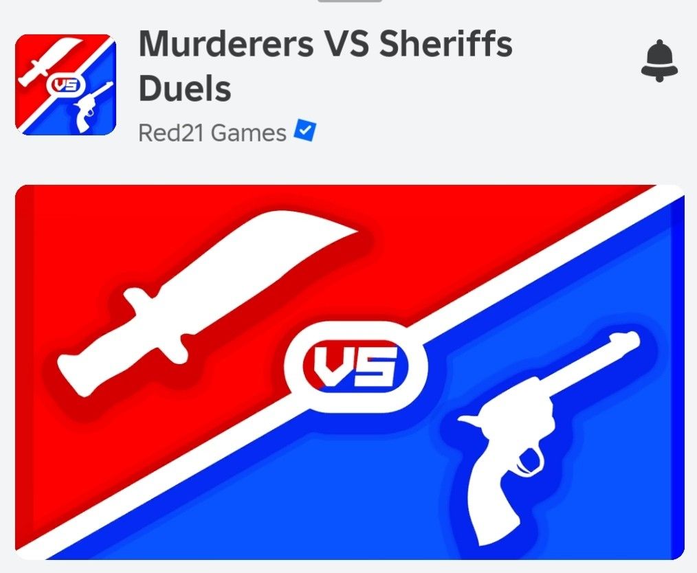 Roblox Murderers Vs Sheriffs Duels MVSD, Hobbies & Toys, Toys & Games on Carousell