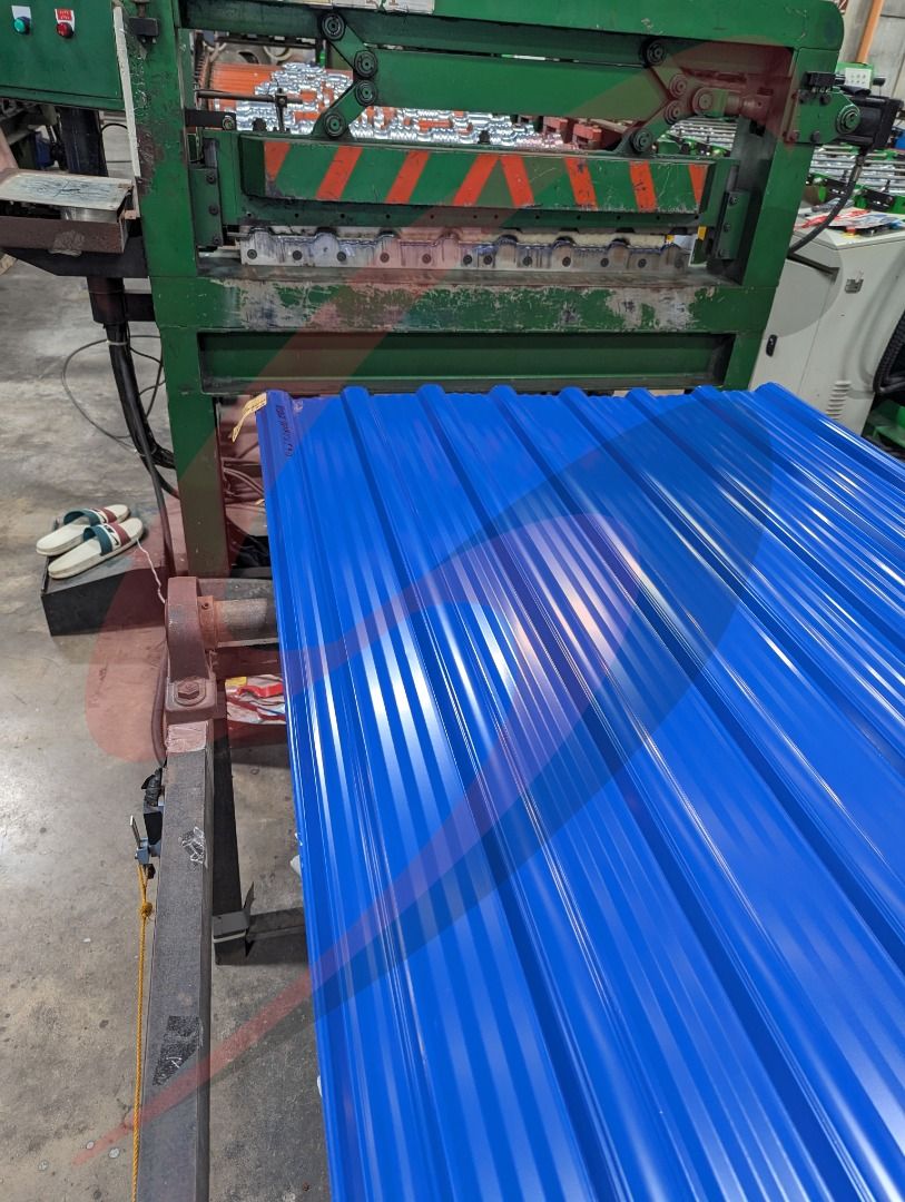 Roof Bubong Long Span Rib MultiRib Type PPGI Prepainted Galvanized ...