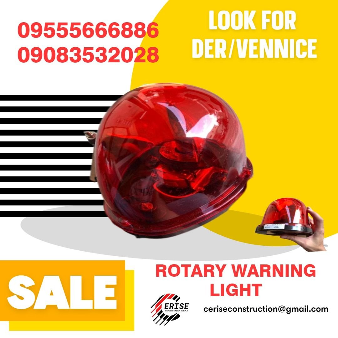 ROTARY WARNING LIGHT, Commercial & Industrial, Construction Tools ...