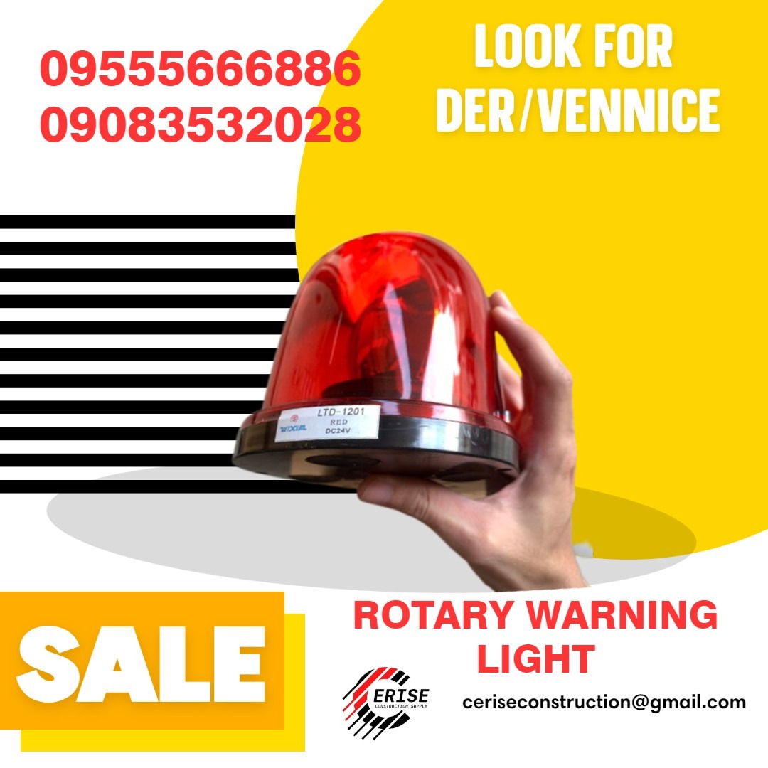 ROTARY WARNING LIGHT, Commercial & Industrial, Construction Tools ...