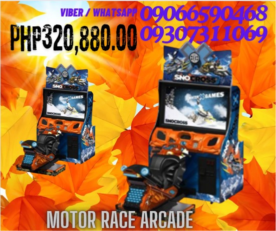Simulator motor machine 42''LCD SNOCROSS motor arcade, Everything Else ...