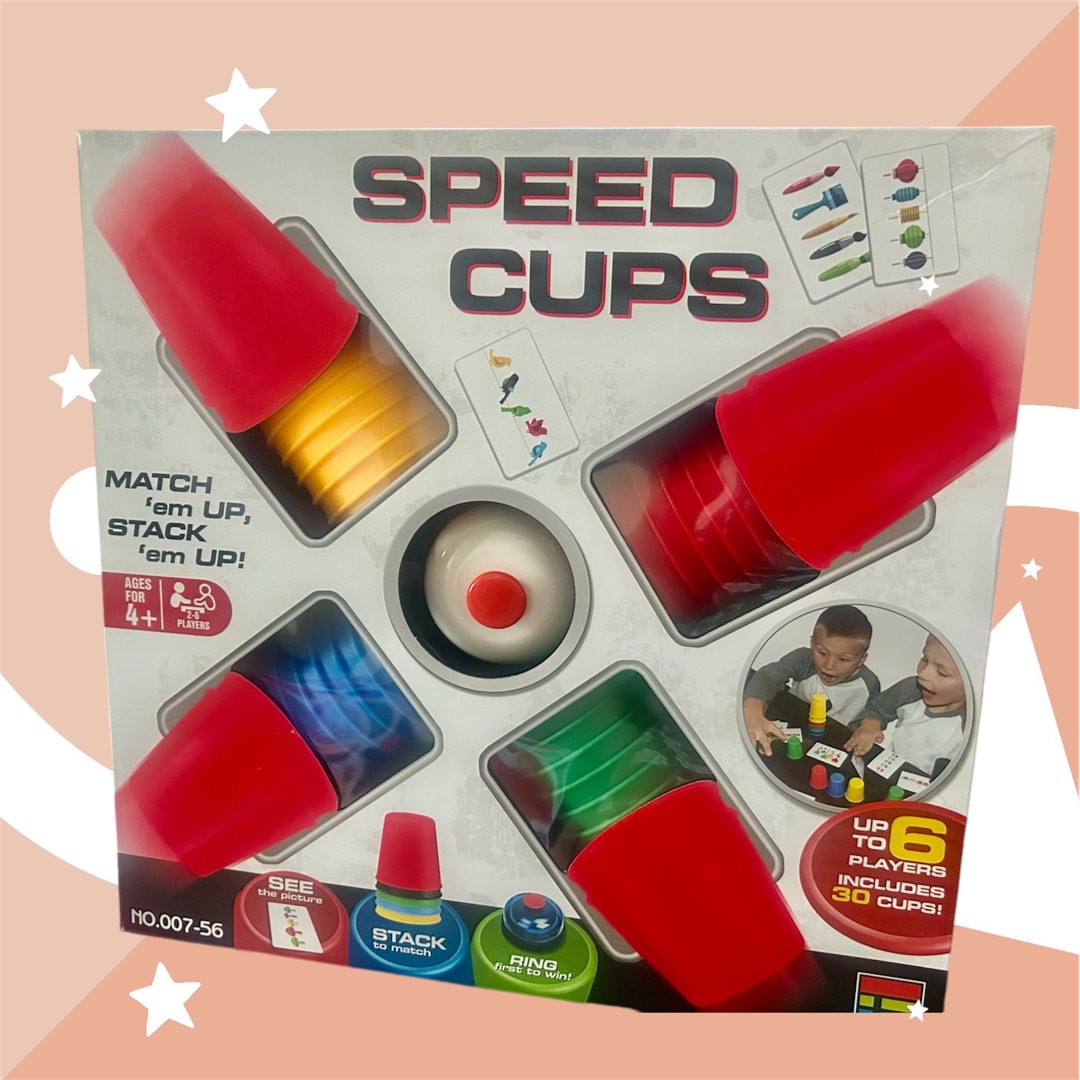 SPEED CUPS (party game) (family & Friends), Hobbies & Toys, Toys ...