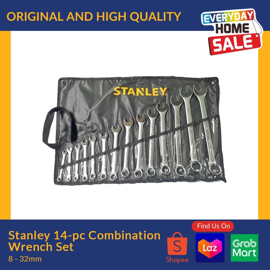 Stanley 14-pc Combination Wrench Set, Commercial & Industrial ...