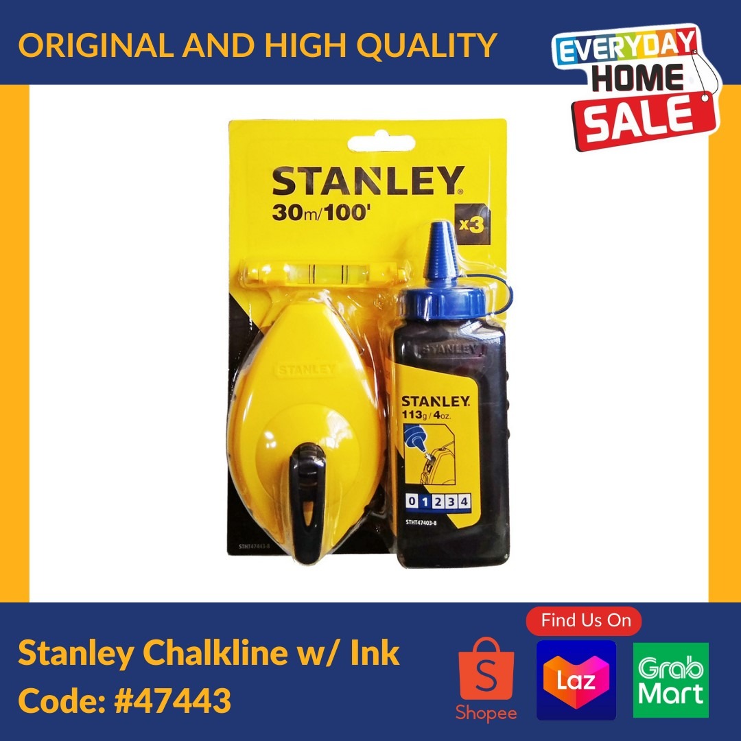 Stanley Chalk Line with Ink, Commercial & Industrial, Construction ...