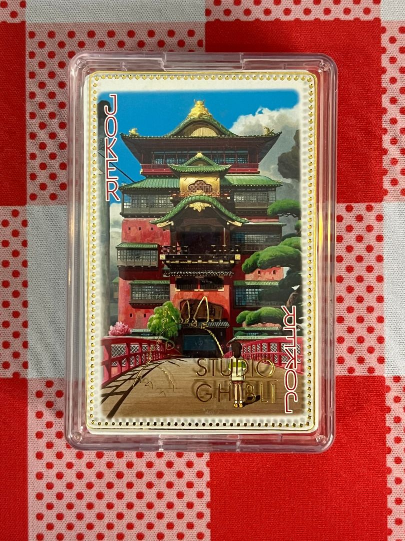 official studio ghibli spirited away playing cards (t. merch fmgs no ...