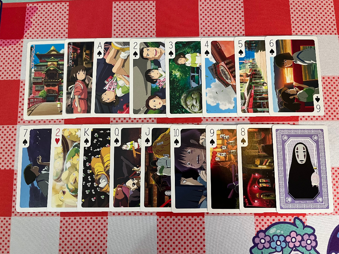 official studio ghibli spirited away playing cards (t. merch fmgs no ...