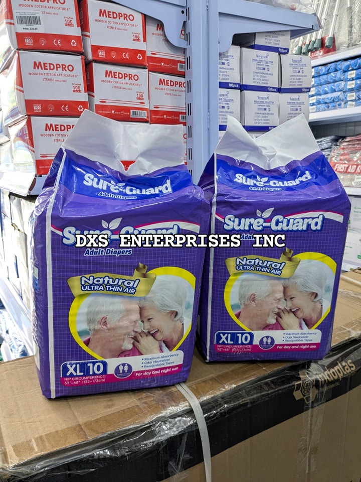 SUREGUARD ADULT DIAPER XL, Health & Nutrition, Medical Supplies & Tools ...