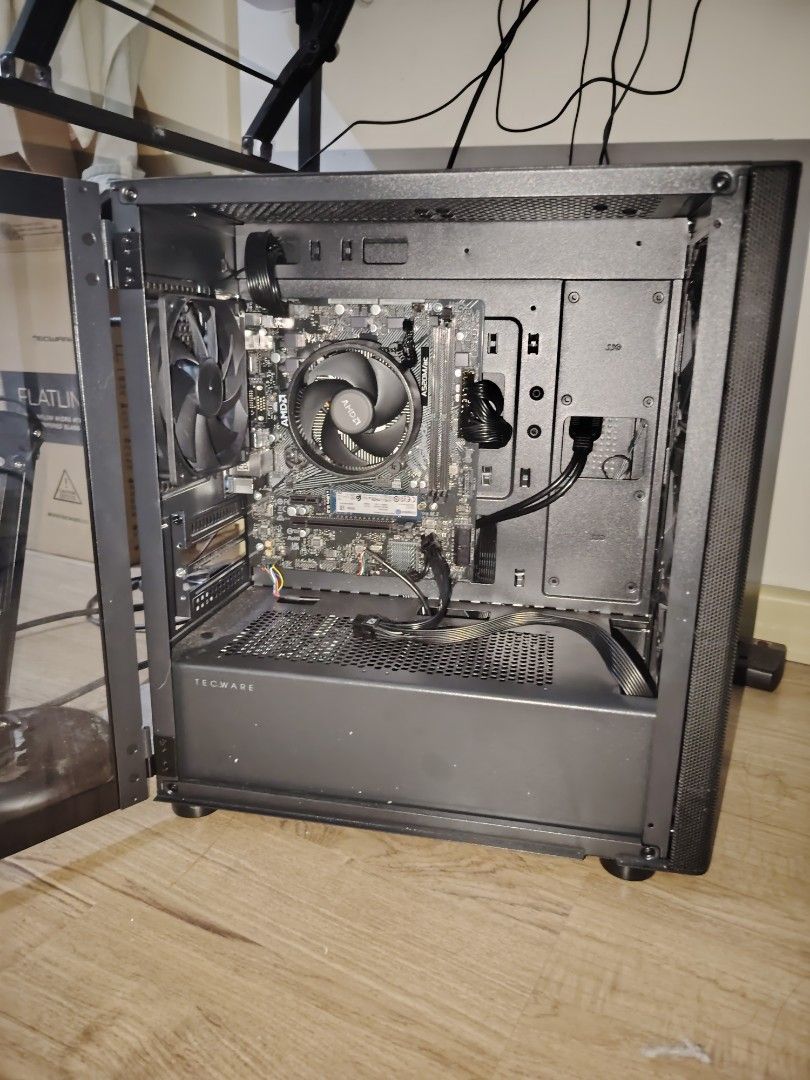 Tecware Flatline TG Micro ATX Case, Computers & Tech, Desktops on Carousell