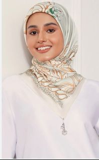 The Carnival dUCk Satin Silk Square Scarf in Carousel, Women's Fashion ...