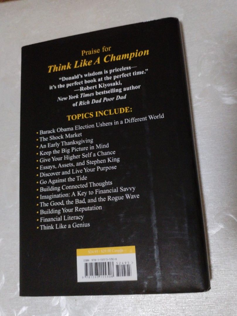 Think Like a Champion, Hobbies & Toys, Books & Magazines, Storybooks on ...