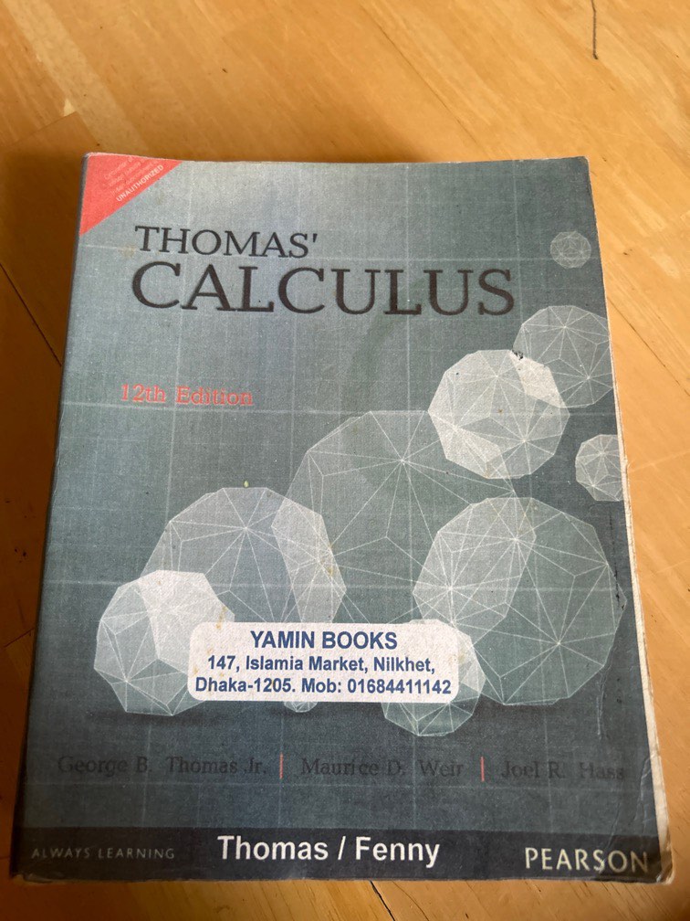 Thomas calculus 12th edition, Hobbies & Toys, Books & Magazines, Textbooks on Carousell