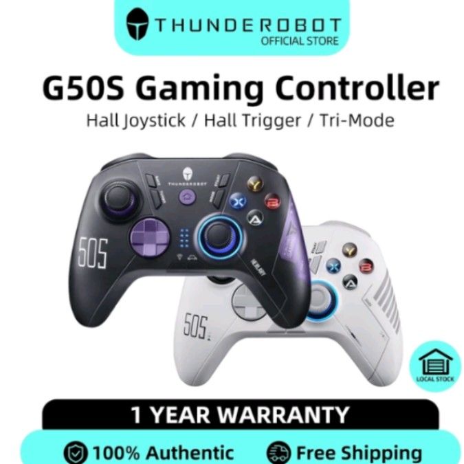 Thunderobot G50S Wireless Gamepad Controller Hall Effect Triggers Wired ...