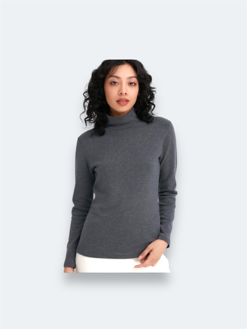 Uniqlo Extra Warm Heattech high neck winter inner, Women's Fashion ...