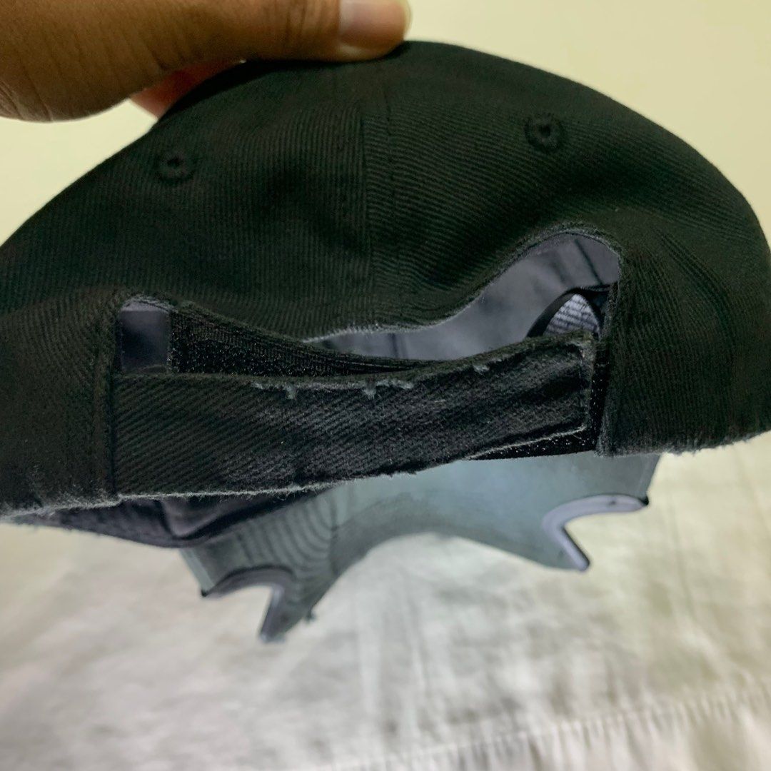 Balenciaga Unity Sports Icon Distressed Embossed Notch Cap, Men's ...