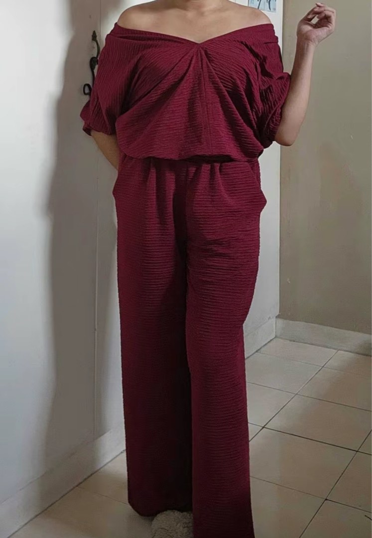 Valerie Coordinates Bright Red, Women's Fashion, Dresses & Sets, Sets ...