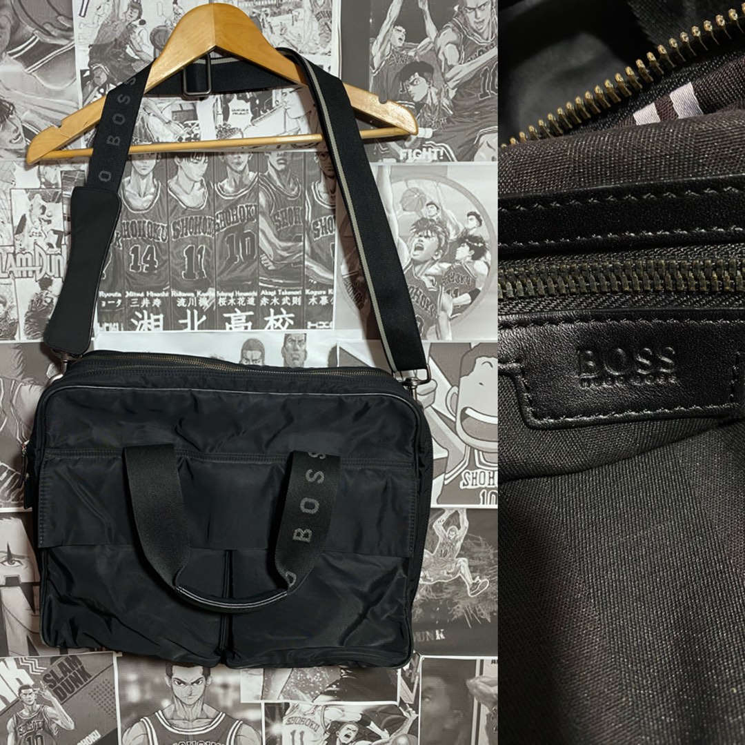 Vintage Boss Hugo Boss Ballistic Nylon Messenger Bag, Luxury, Bags ...