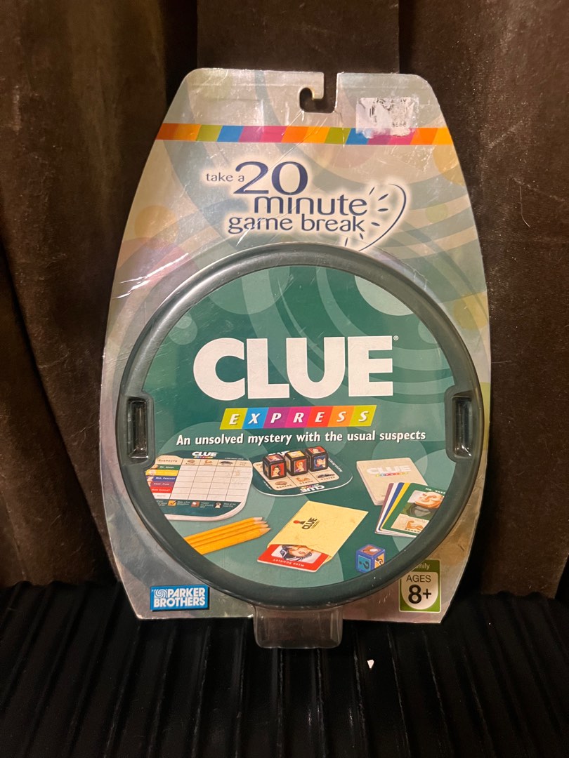 vintage Hasbro Clue express board game (2007), Hobbies & Toys, Toys ...