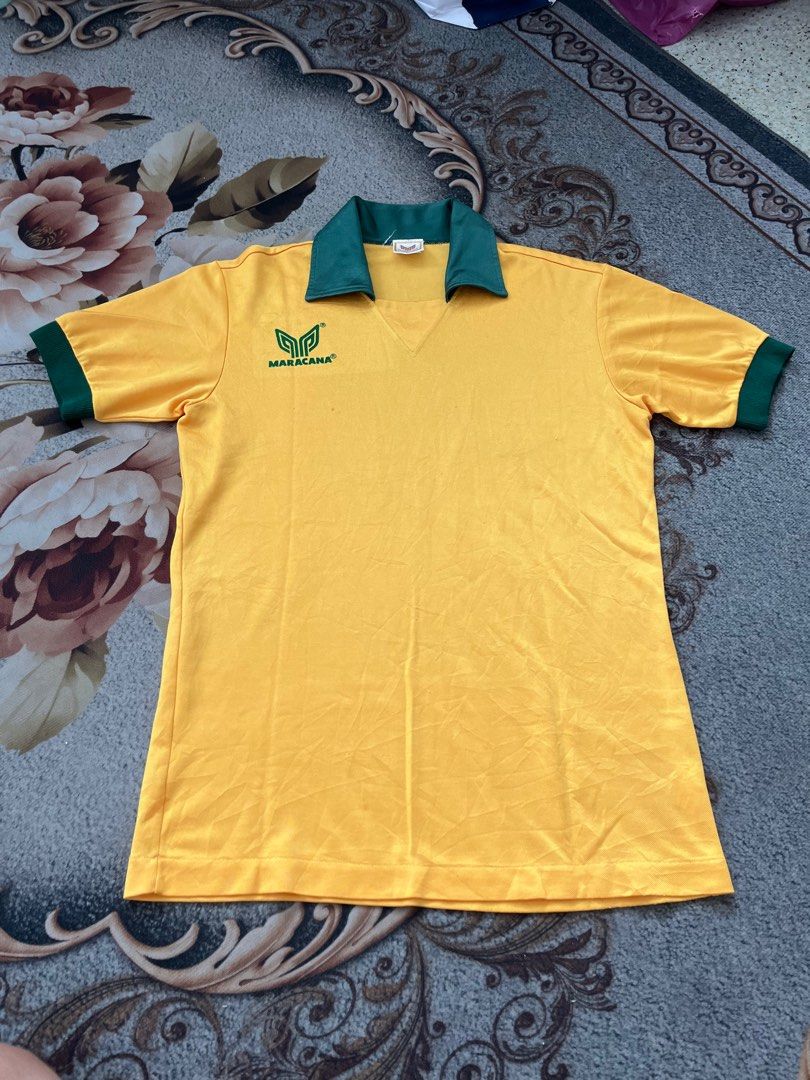 VINTAGE JERSEY JERSI LAMA MARACANA JERSI KEDAH BRAZIL HIJAU KUNING, Men ...