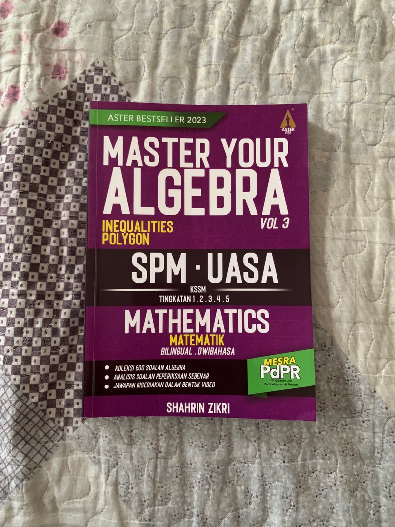 master your algebra vol 3, Hobbies & Toys, Books & Magazines ...