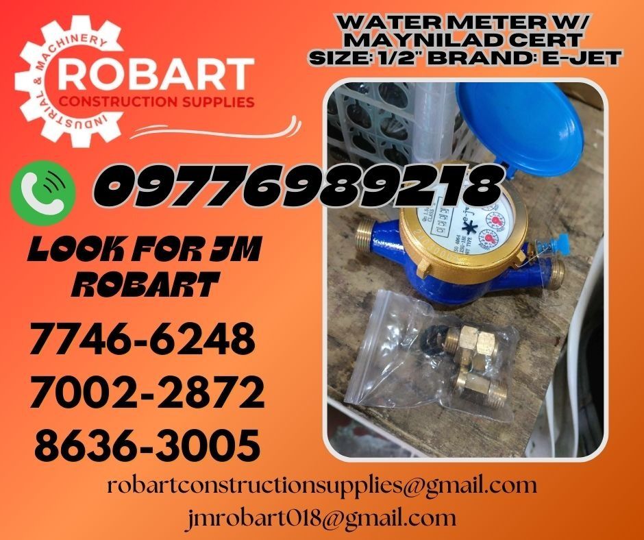 Water Meter w/ Maynilad Cert, Commercial & Industrial, Construction ...