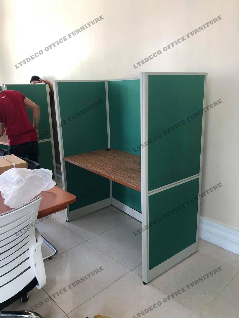 WORKSTATION TABLES MODULAR OFFICE PARTITION, Furniture & Home Living ...