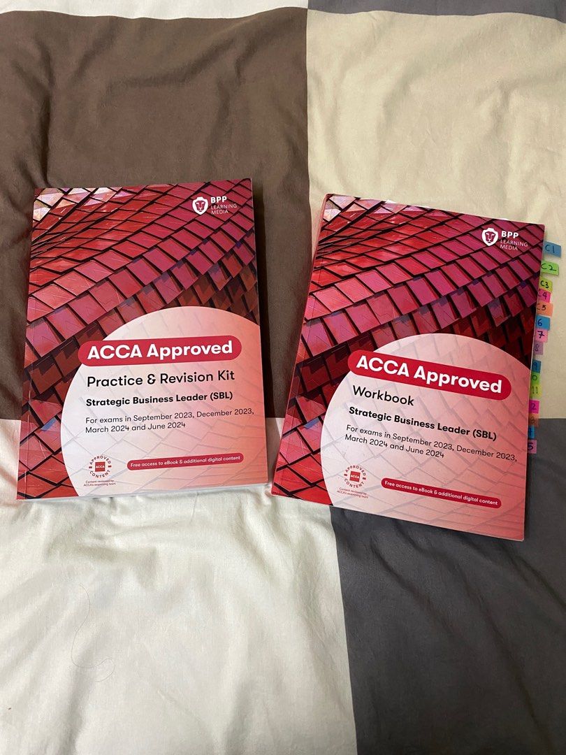 WTS ACCA SBL BPP WORKBOOK AND REVISION KIT FULL SET ORIGINAL, Hobbies & Toys, Books & Magazines ...