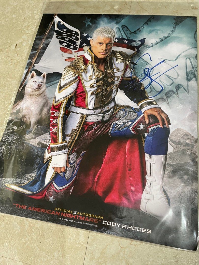 WWE Cody Rhodes Autographed Poster (9x12), Hobbies & Toys, Memorabilia ...