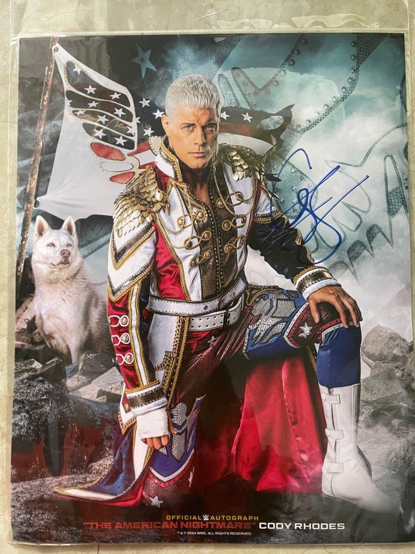 WWE Cody Rhodes Autographed Poster (9x12), Hobbies & Toys, Memorabilia ...