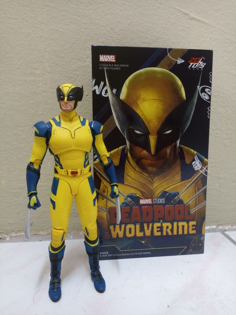 Zd toys deadpool and wolverine movie wolverine logan figure, Hobbies ...