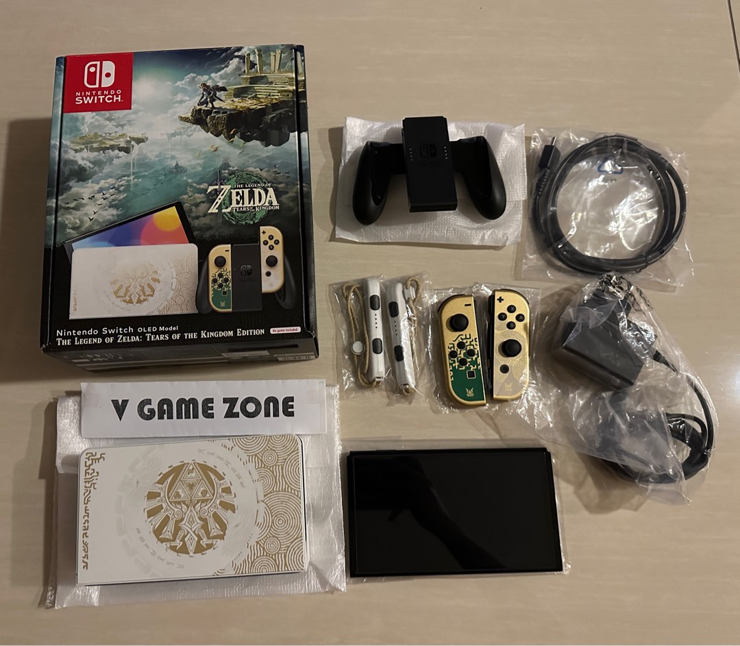 Nintendo Switch OLED Zelda TOTK Tears of the Kingdom Limited Edition ...