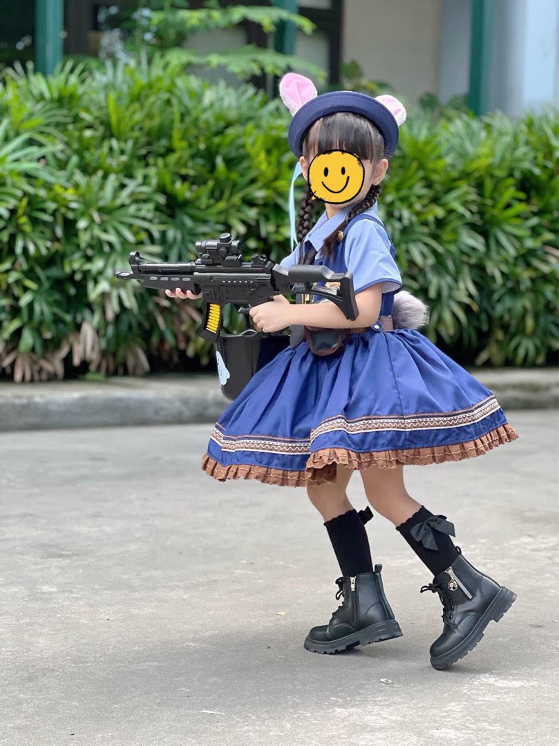 Zootopia Halloween Costume Cosplay Police, Babies & Kids, Babies & Kids ...