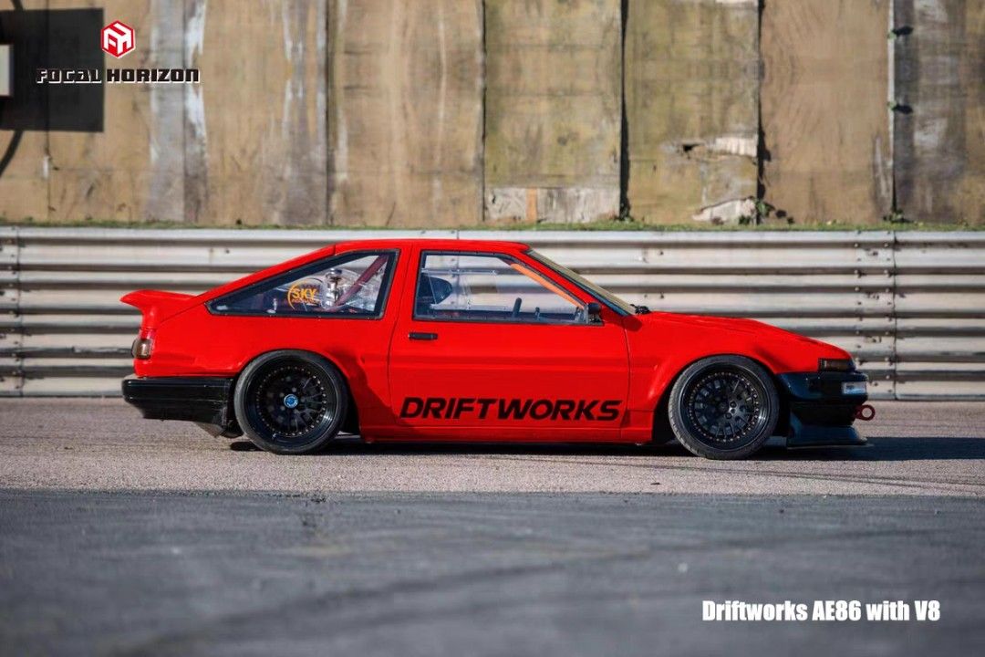 1:64 FOCAL HORIZON Toyota Sprinter Trueno AE86[V8 Driftworks DW86 ...