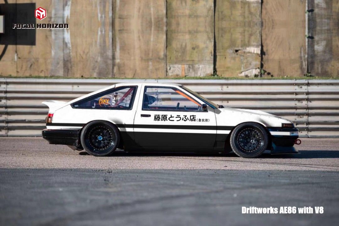 1:64 FOCAL HORIZON Toyota Sprinter Trueno AE86[V8 Driftworks DW86 Modified], Hobbies & Toys ...