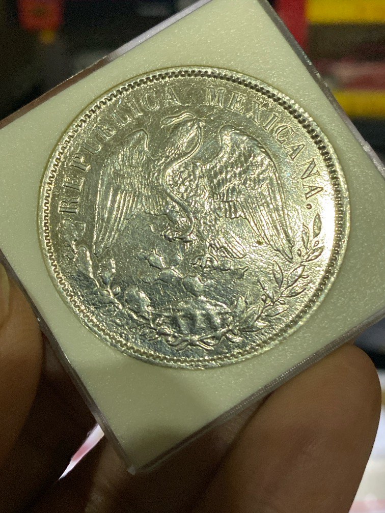 1898 UN Peso Mo Am Republica Mexicana, Hobbies & Toys, Memorabilia ...