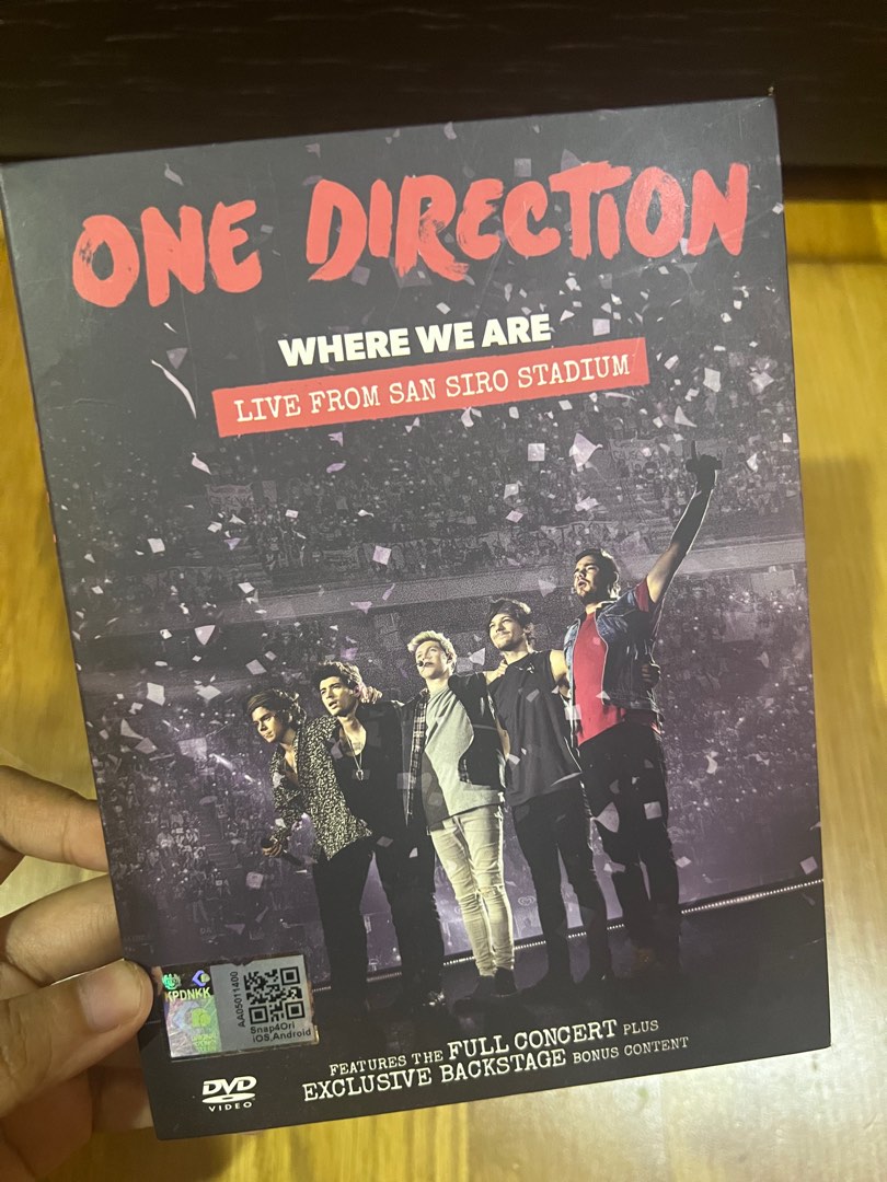 1D One Direction Where We Are Live from San Siro Stadium CD, Hobbies ...