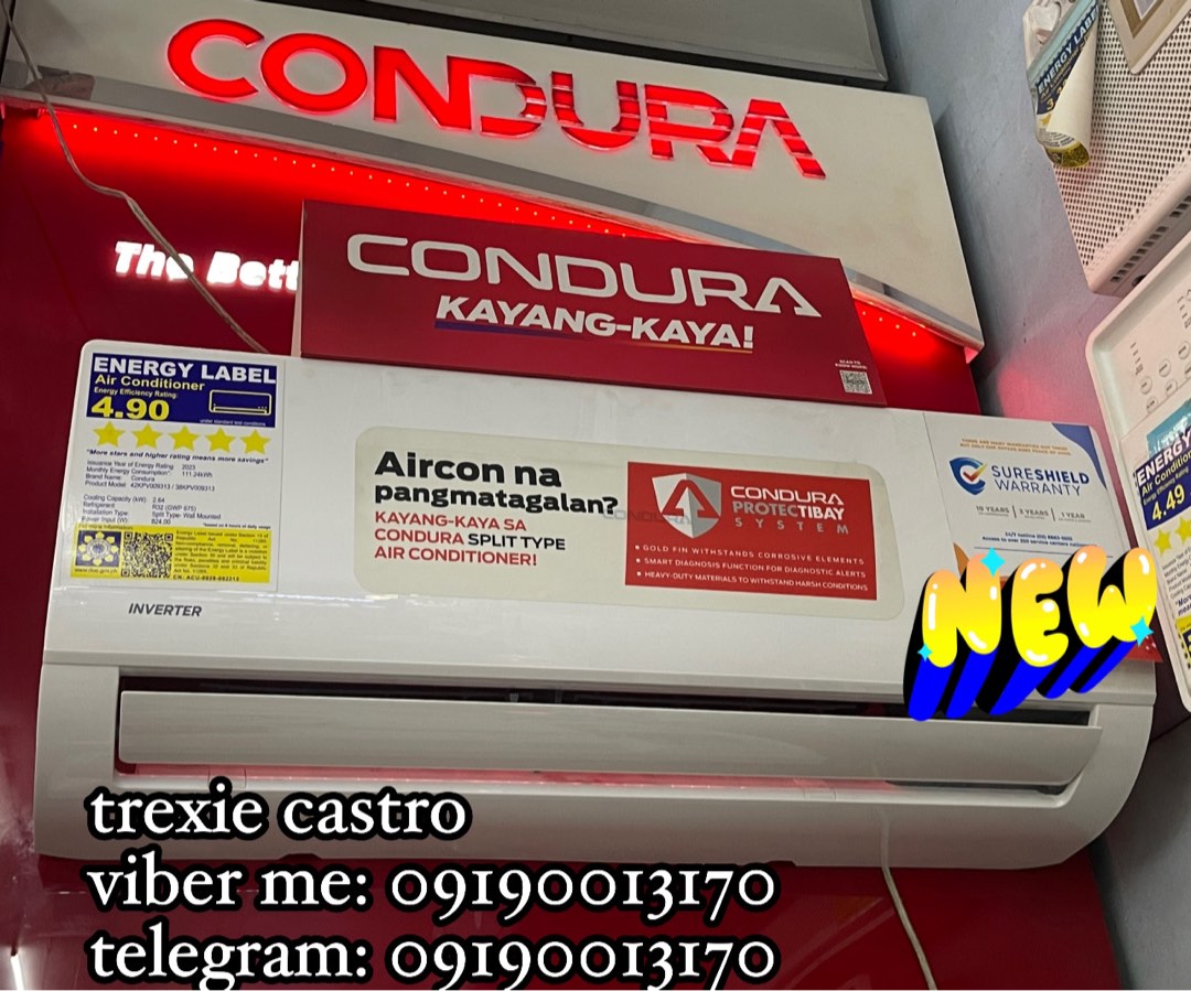 ️ CONDURA SPLIT TYPE PRIMA INVERTER NEW MODEL 2024 AIRCONDITIONER ...