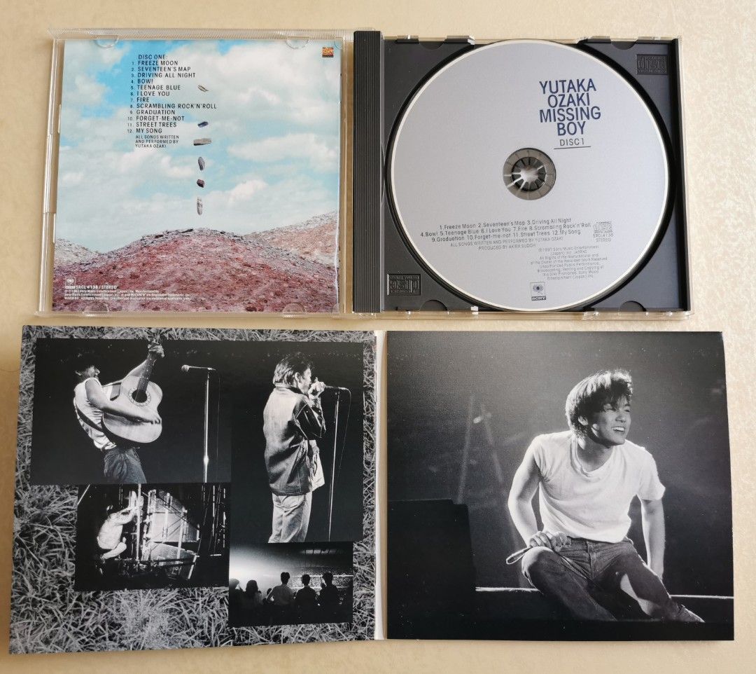 尾崎豐 (Yutaka Ozaki) : Missing Boy 2CD, Hobbies & Toys, Music & Media, CDs & DVDs on Carousell