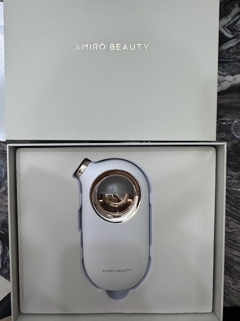 AMIRO BEAUTY Hydrating Mist Device White+timeless firming lifting face and neck mask, Beauty ...