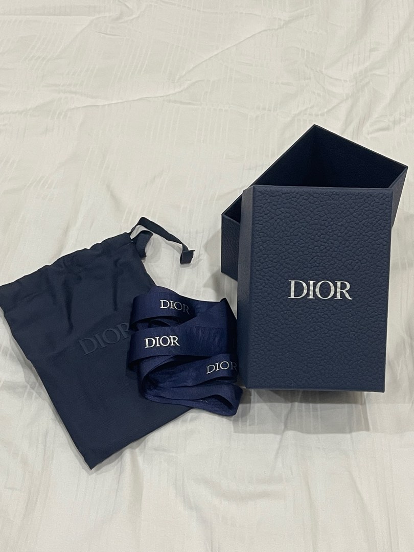 Authentic Dior Gift Box Set with Ribbon and Dust Bag, Luxury, Bags ...