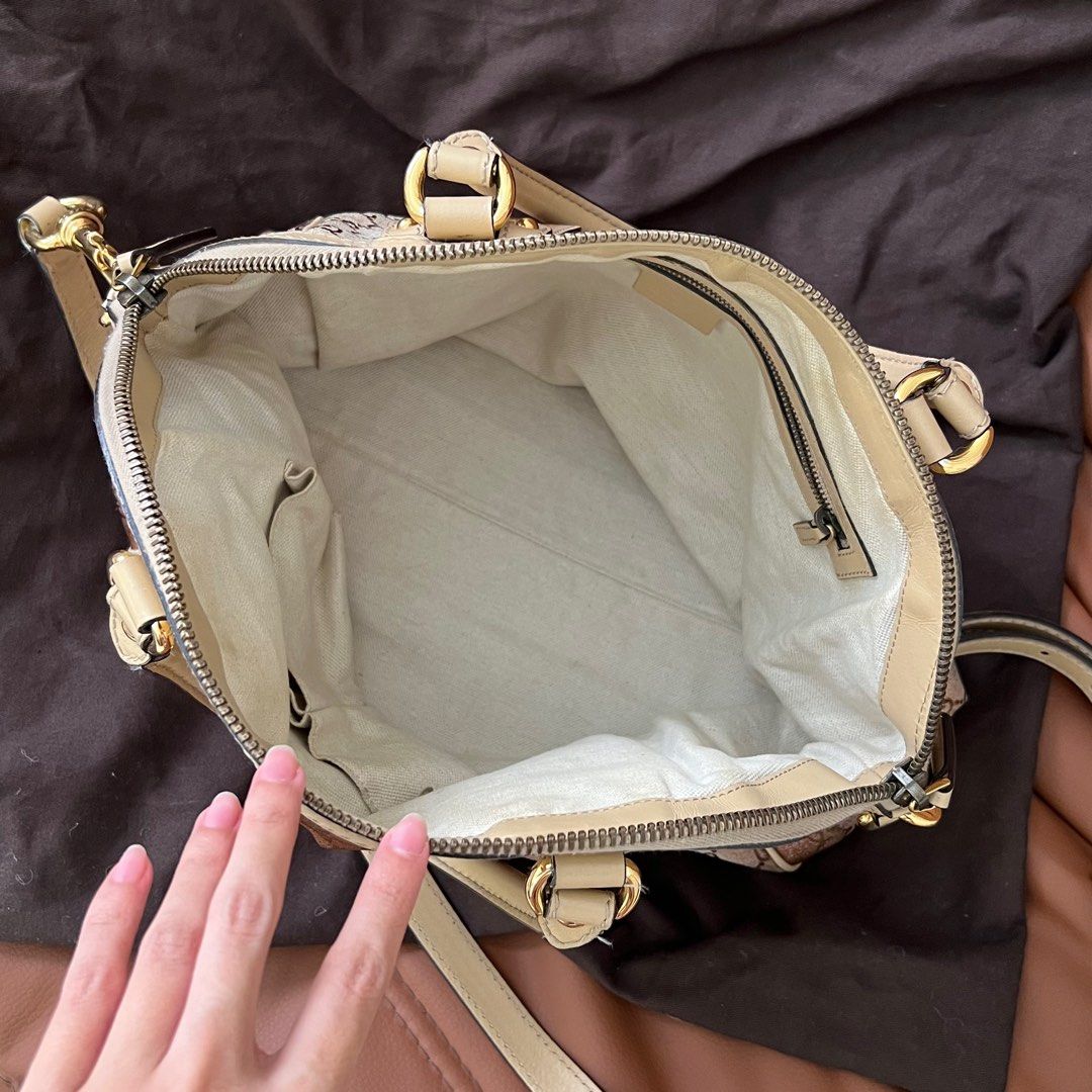 Authentic Gucci vintage Scarlett canvas bag, Luxury, Bags & Wallets on ...