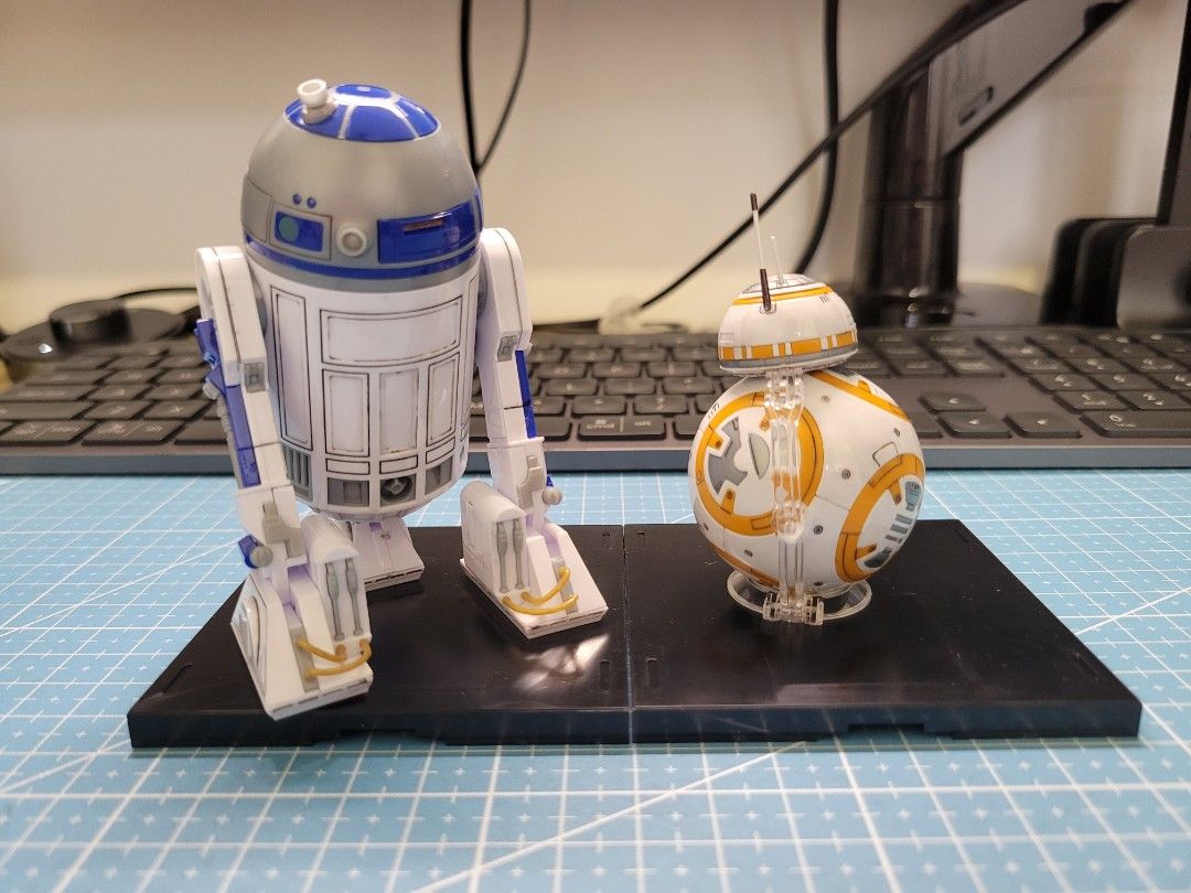 Bandai 1/12 scale Plastic Model Kit - Star Wars BB-8 & R2-D2, Hobbies & Toys, Toys & Games on ...