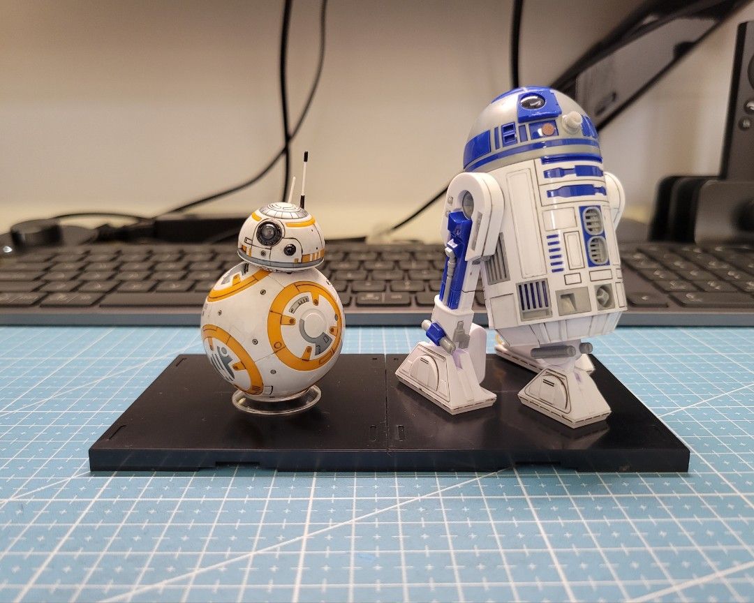 Bandai 1/12 scale Plastic Model Kit - Star Wars BB-8 & R2-D2, Hobbies & Toys, Toys & Games on ...