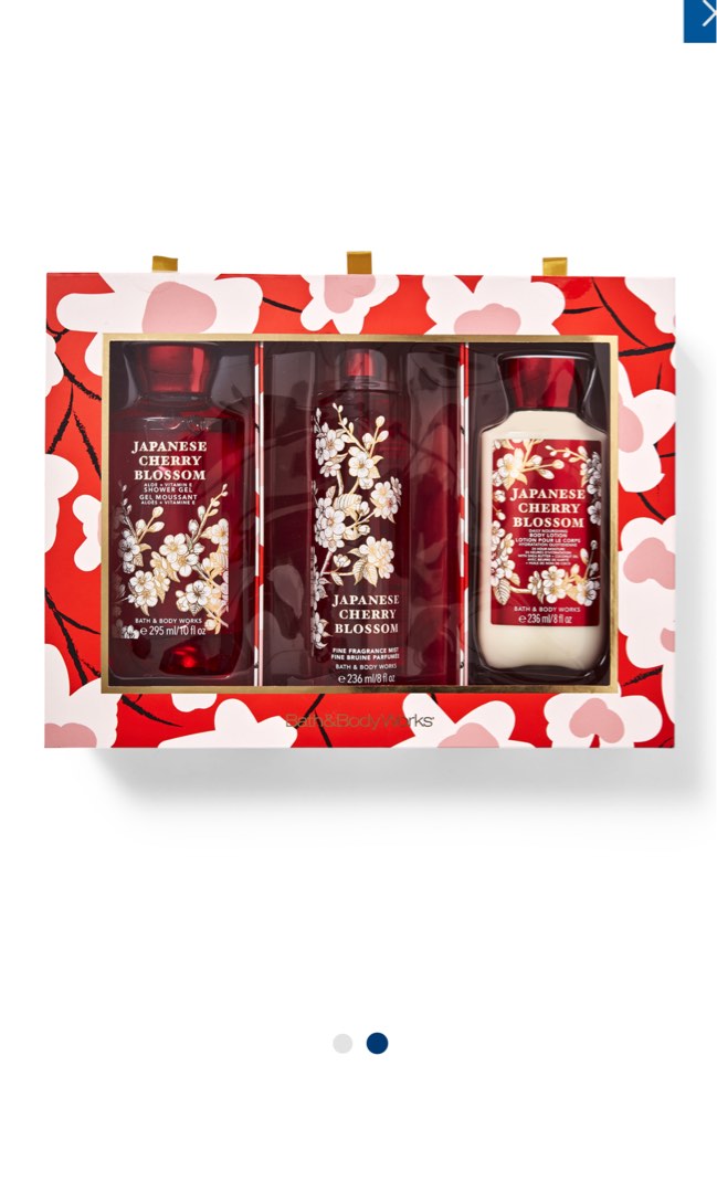 Bath and Body Works Japanese Cherry Blossom Gift Set BBW, Beauty ...