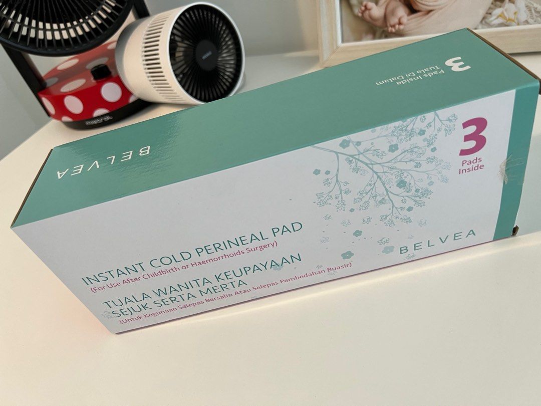 Belvea instant cool perineal pad, Health & Nutrition, Medical Supplies ...