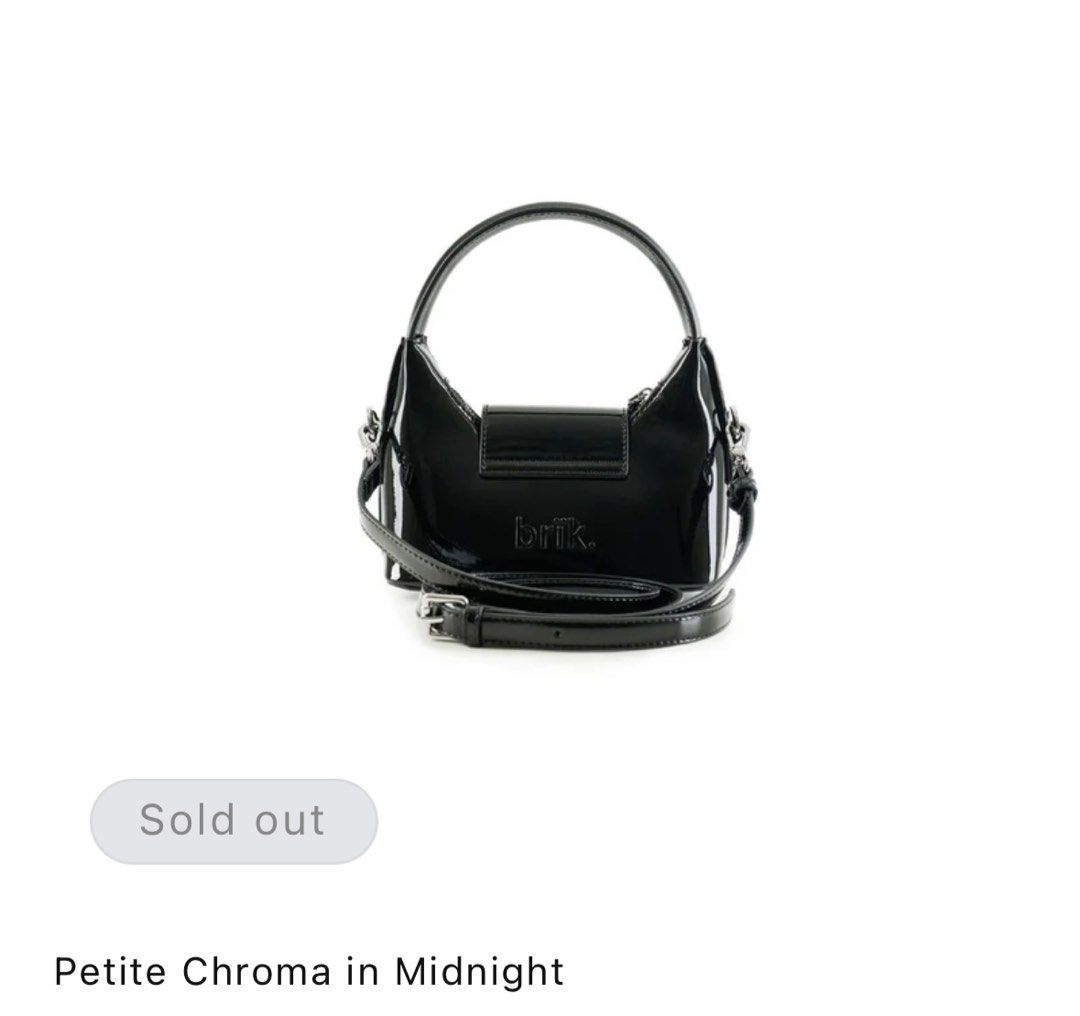 Brand new Brik Petite Chroma bag in Midnight (Black), Women's Fashion ...