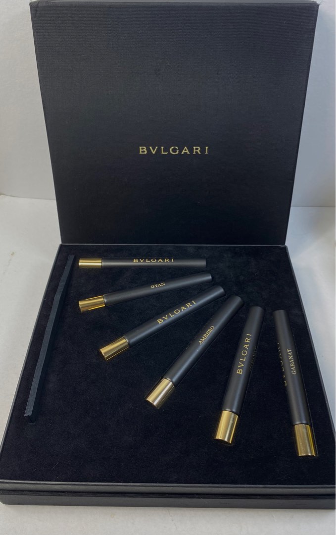BVLGARI Perfume Le Gemme Collection Set 6x10ml EDP Gyan, Ambero ...