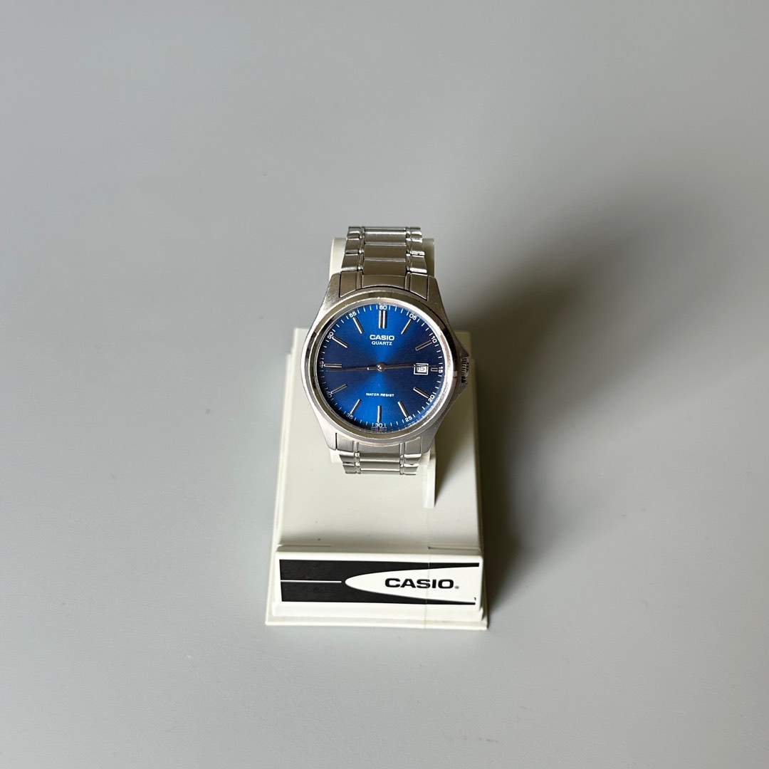 Casio MTP-1183A-2ADF Silver Stainless Steel Quartz, Men's Fashion ...